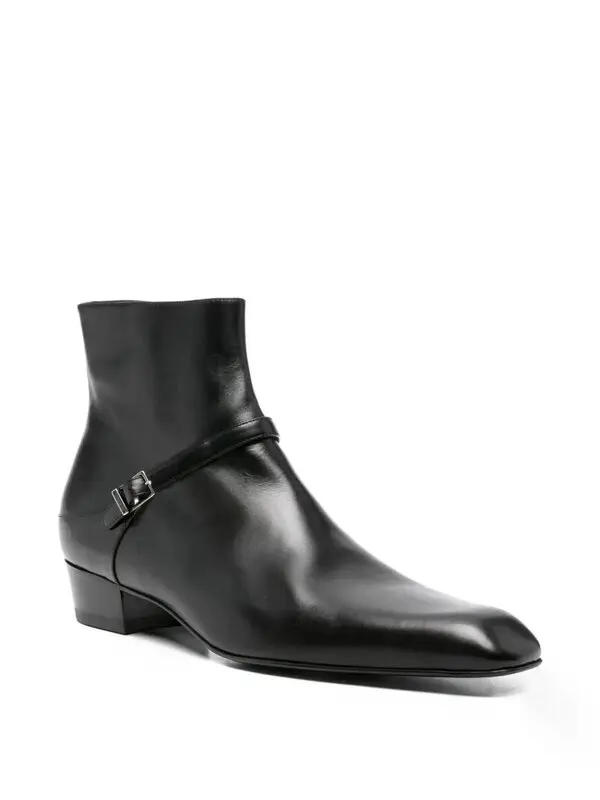 Saint Laurent Augustin Ankle Boots - Black