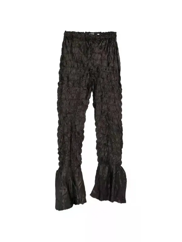 GONGDID DESIGN Ruffled Hem Trousers