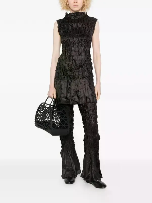 GONGDID DESIGN Ruffled Hem Trousers