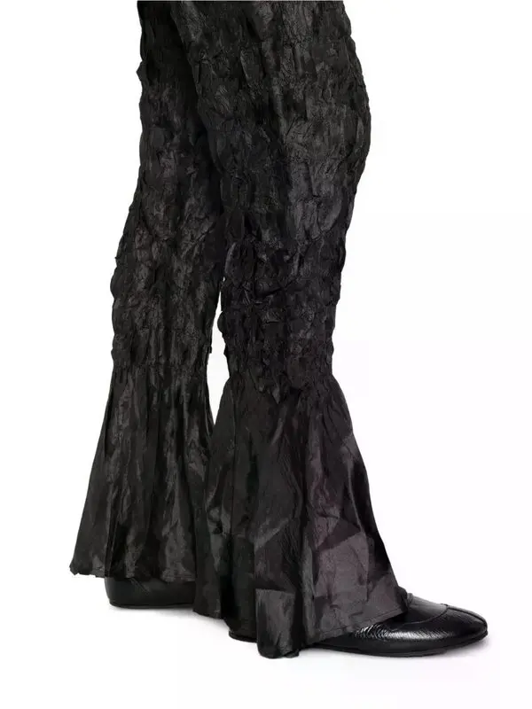 GONGDID DESIGN Ruffled Hem Trousers