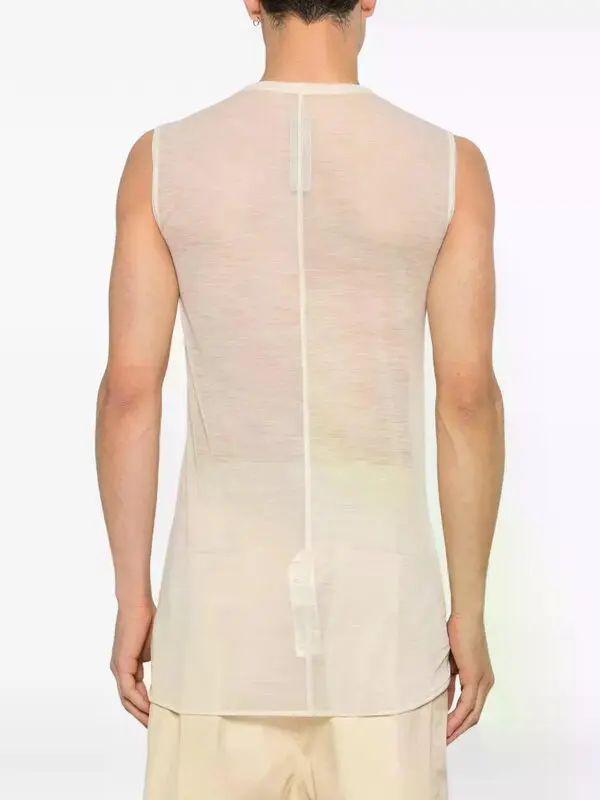 Rick Owens Crew-neck Tank Top - Neutrals