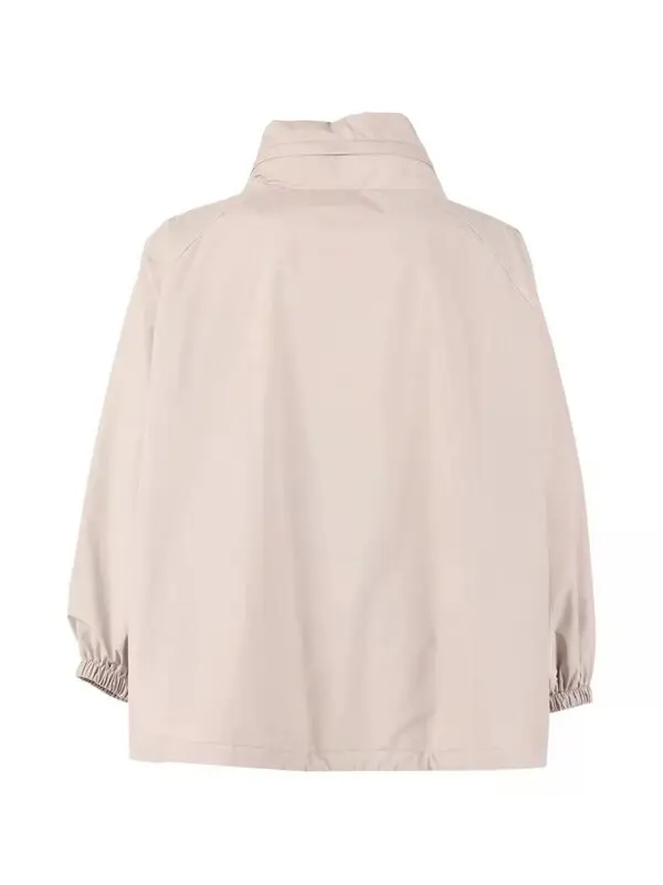 MOORER Funnel-neck Jacket - Neutrals
