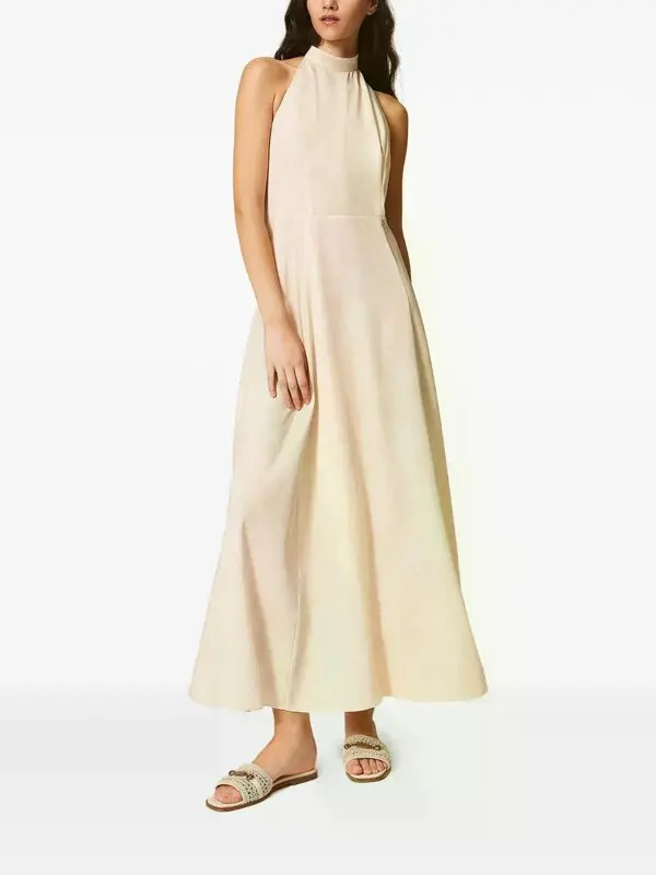 TWINSET Halterneck Tie Dress