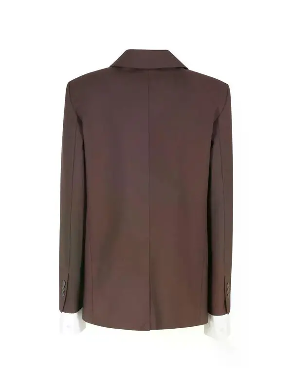 SEMICOUTURE Double-breasted Blazer - Brown
