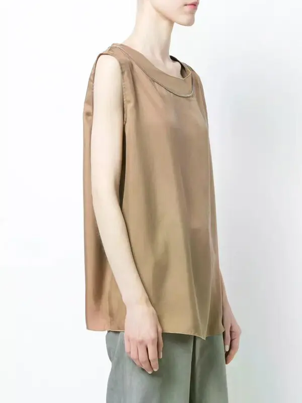 Fabiana Filippi Sleeveless Blouse - Brown