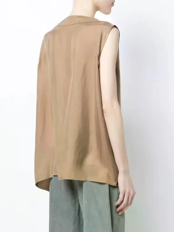 Fabiana Filippi Sleeveless Blouse - Brown
