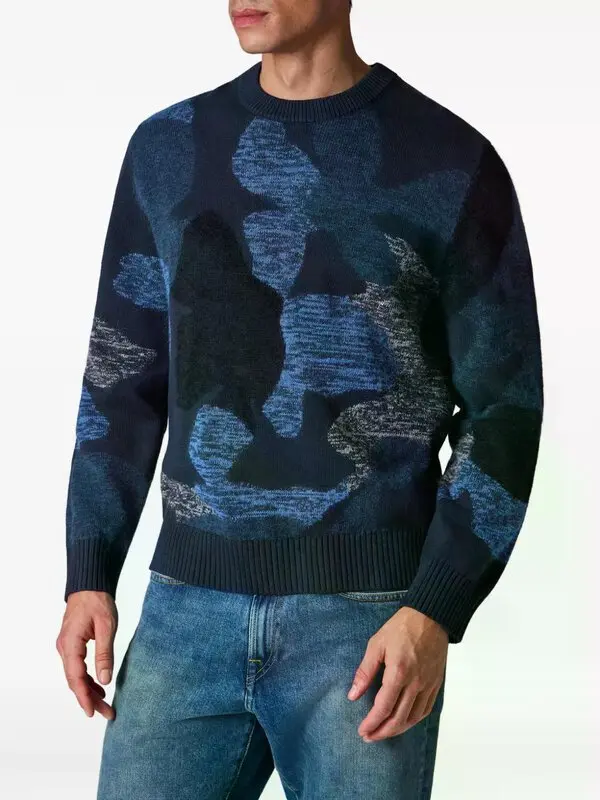 Paul Smith Camouflage Crew-neck Sweater