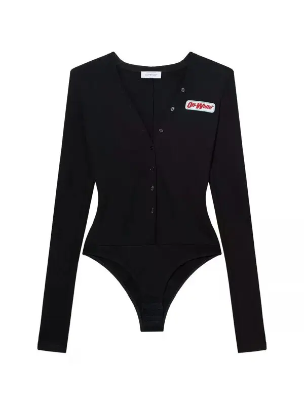 Off-White Long Sleeve Bodysuit