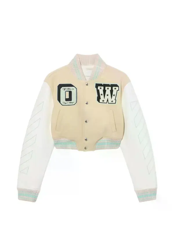 Off-White Graffiti Varsity Jacket