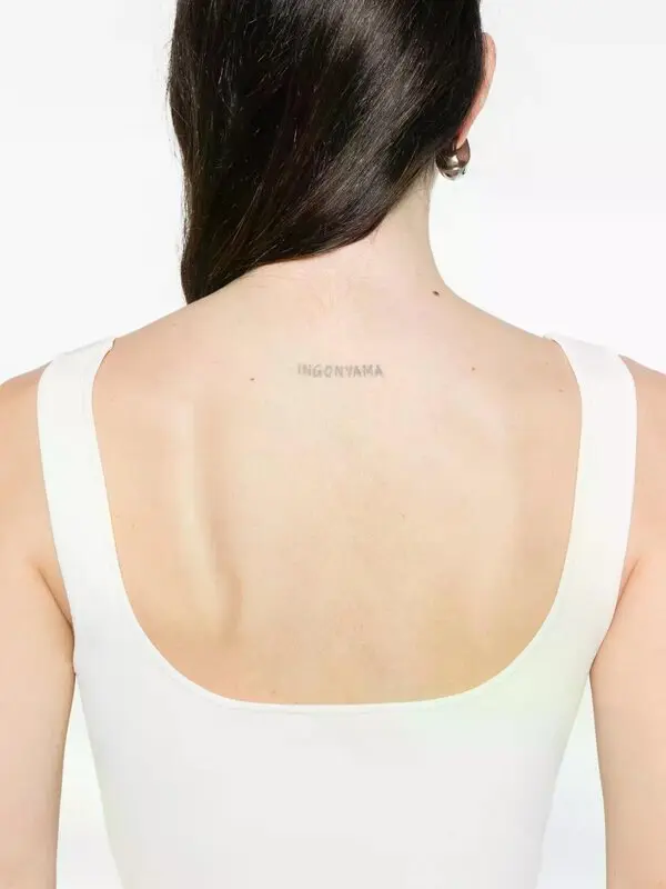 ENTIRE STUDIOS Sleeveless Scoop-neck Top - Neutrals