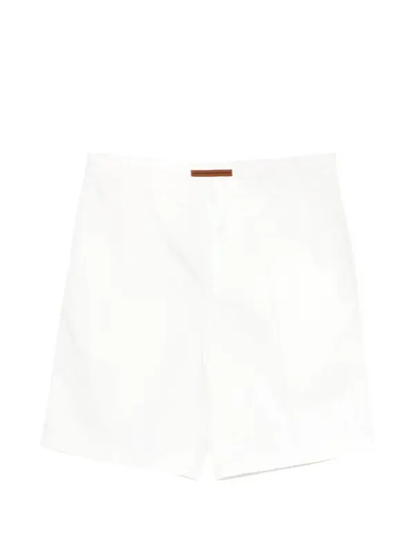 Zegna Belt-loop Shorts - White