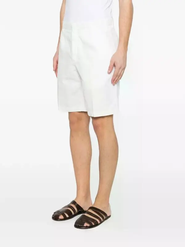 Zegna Belt-loop Shorts - White