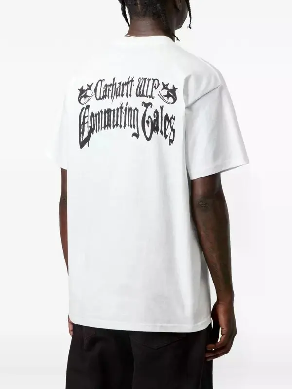 Carhartt Work In Progress Commuting Tales T-shirt - White