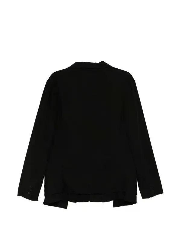 Yohji Yamamoto Pleated Wrinkled Blazer
