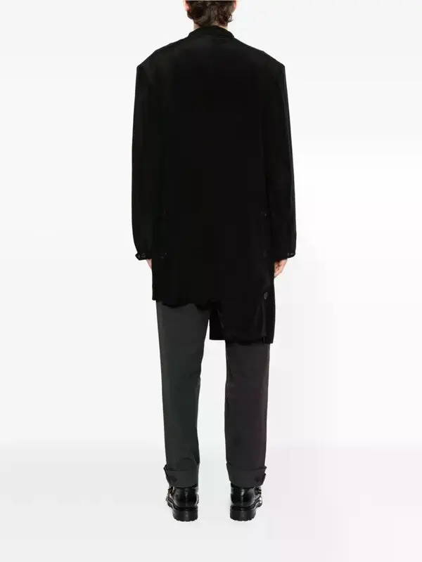 Yohji Yamamoto Stand Collar Asymmetric Jacket