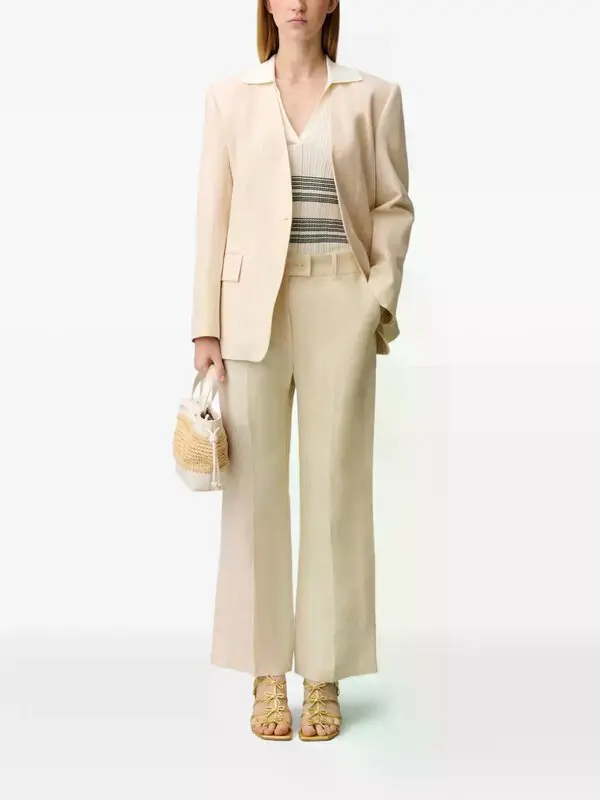 Claudie Pierlot Flared Trousers - Neutrals