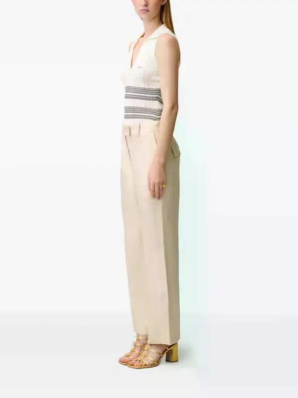 Claudie Pierlot Flared Trousers - Neutrals