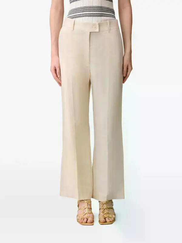 Claudie Pierlot Flared Trousers - Neutrals