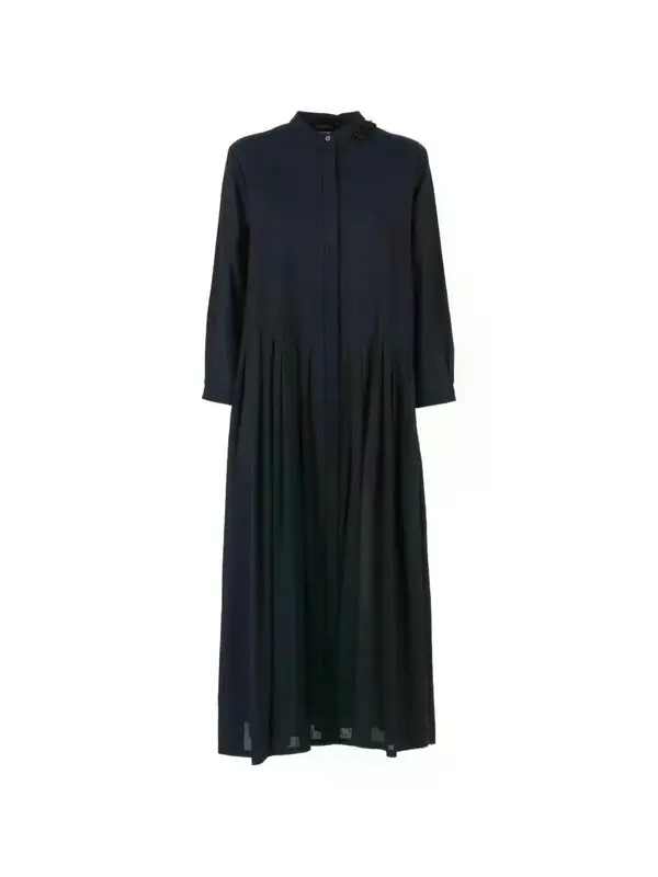 Max Mara Clarissa Beaded Dress - Blue