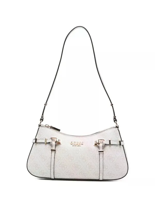 Guess Monogram-pattern Shoulder Bag - Grey