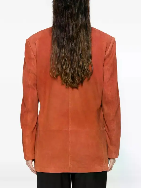 Alberta Ferretti Ring-detail Double-breasted Blazer