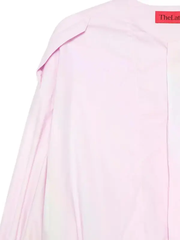 THELATEST Panelled Shoulder Top - Pink