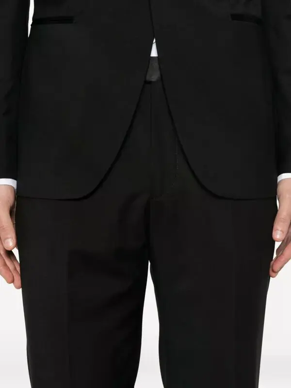 Tagliatore Peak-lapel Suit - Black