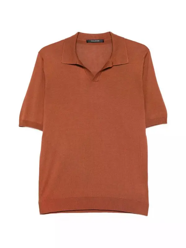 Tagliatore Keith V-neck T-shirt - Brown
