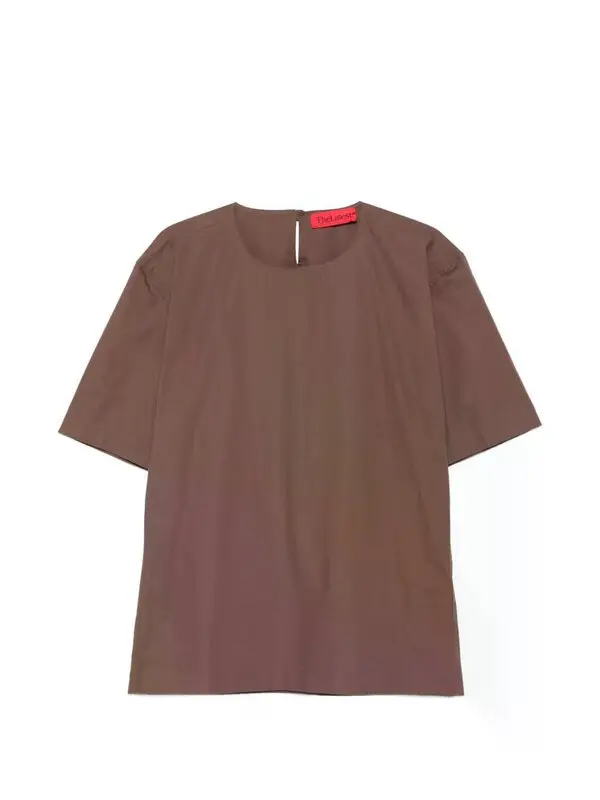 THELATEST Dean Short-sleeve Top - Brown
