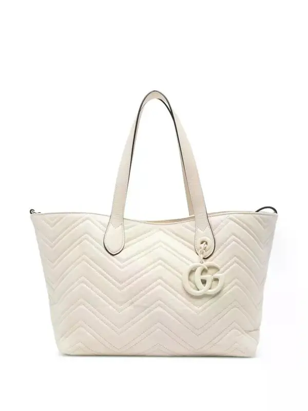 Gucci Tote Bag With Logo Charm