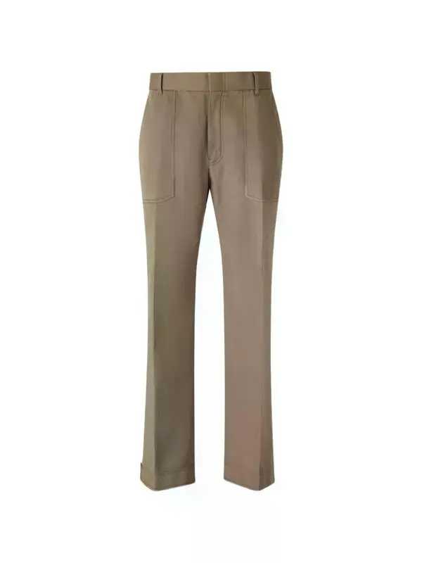 Brioni Melbourne Patch Pocket Trousers - Neutrals