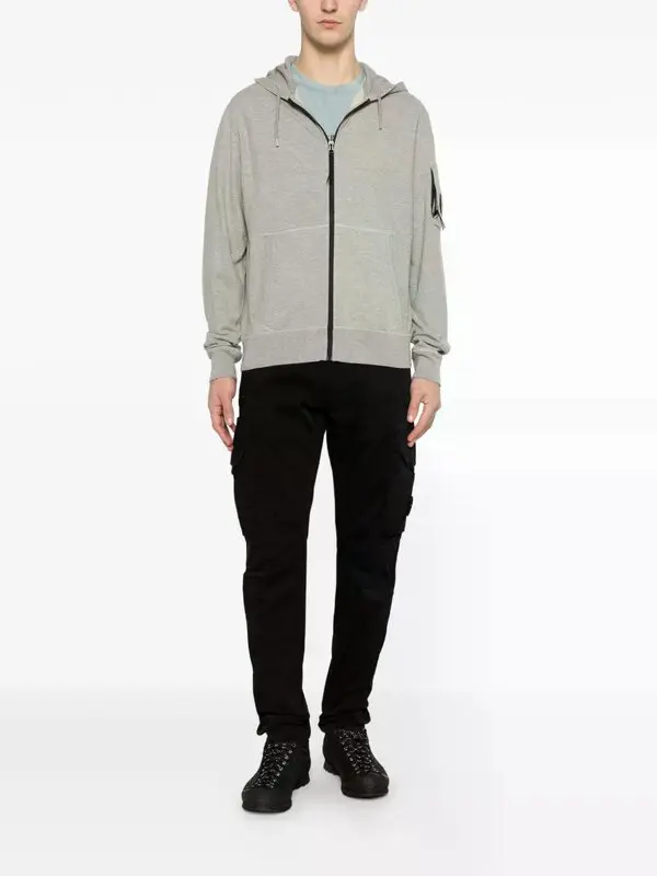C.P. COMPANY Zip-up Hoodie - Grey