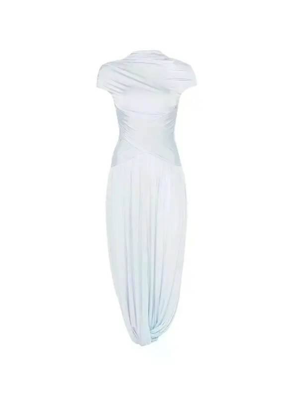 SELF-PORTRAIT Pleated Midi Dress