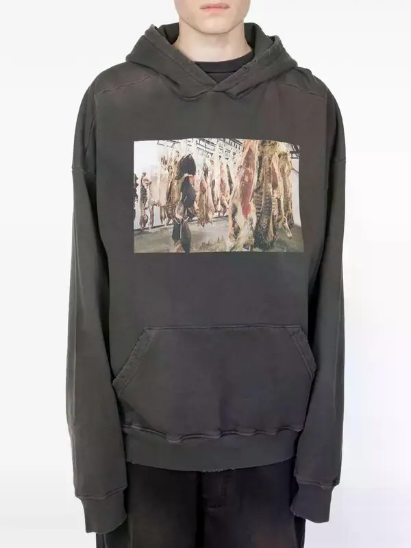 ALEXANDER DIGENOVA Graphic Print Hoodie