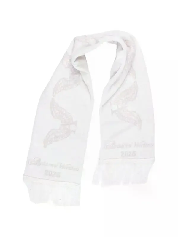 ALEXANDER DIGENOVA Tonal Fringed Scarf