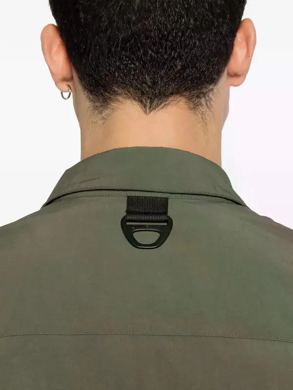 JG1 Zip-fastening Shirt Jacket - Green