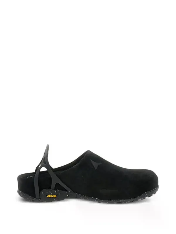 ROA Fedaia Leather Mules - Black