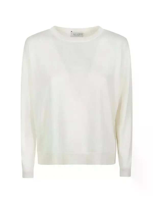 BEYOU Crewneck Jumper - White