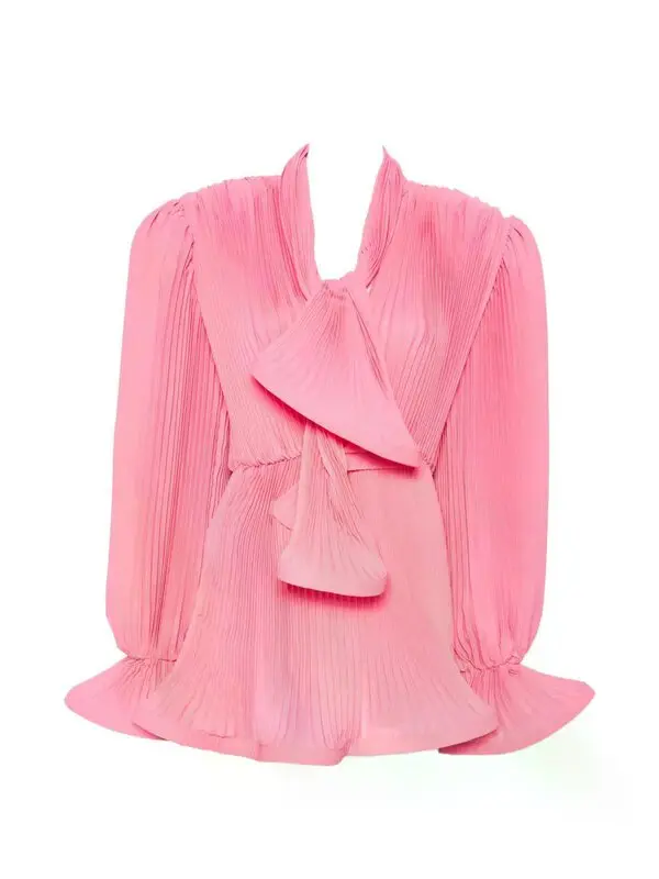 ROWEN ROSE Ruffled-detail Mini Dress - Pink