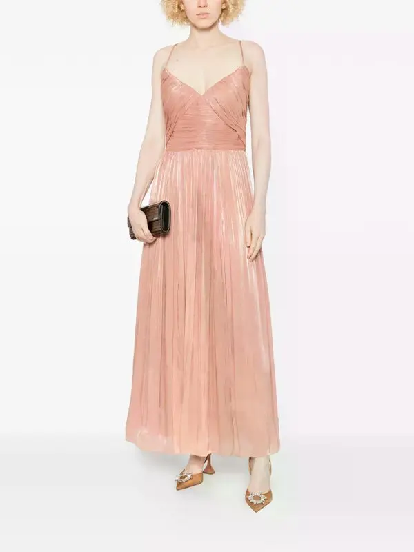 Costarellos Fayla V-neck Maxi Dress