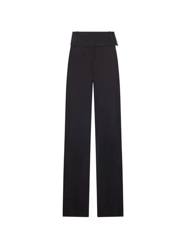 Sportmax Belt Wide Leg Trousers - Black