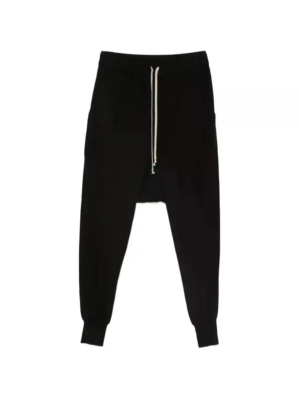 Rick Owens Prisoner Drawstring Trousers - Black