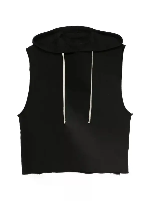 Rick Owens Hooded Vest - Black