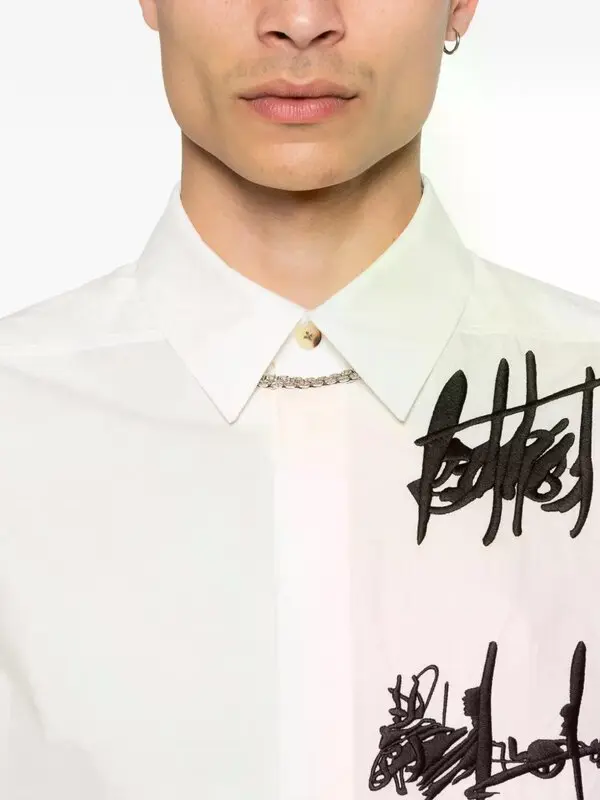 Rick Owens Rev Embroidered Shirt