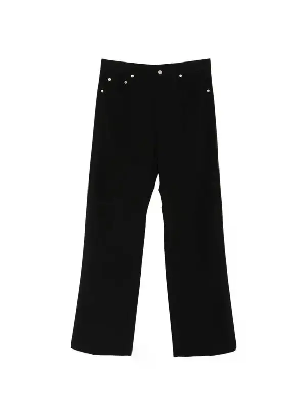 Rick Owens Geth Button-fastening Trousers - Black