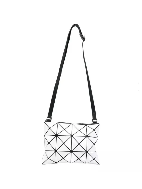 Issey Miyake Geometric-print Shoulder Bag - White