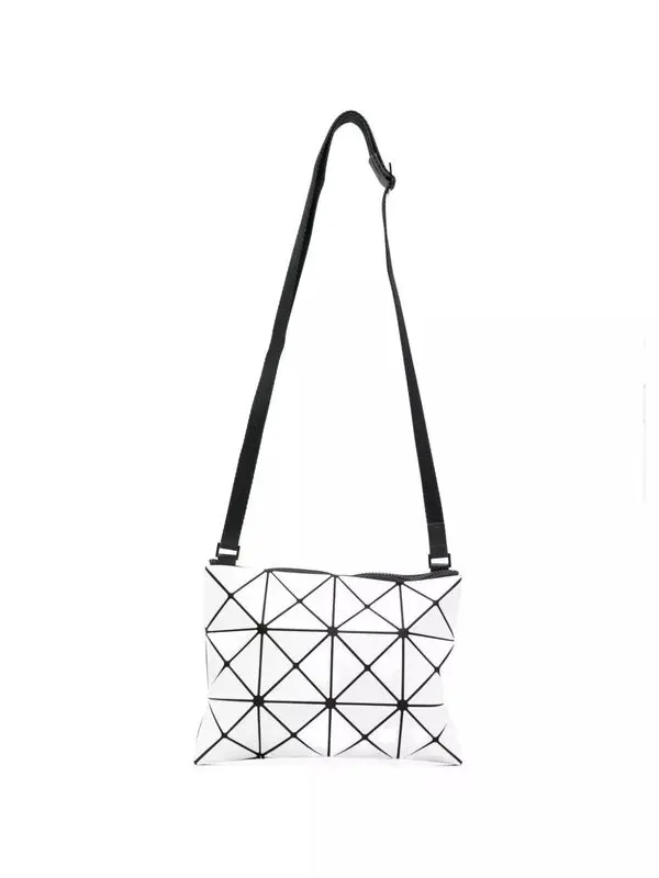 Issey Miyake Geometric-print Shoulder Bag - White