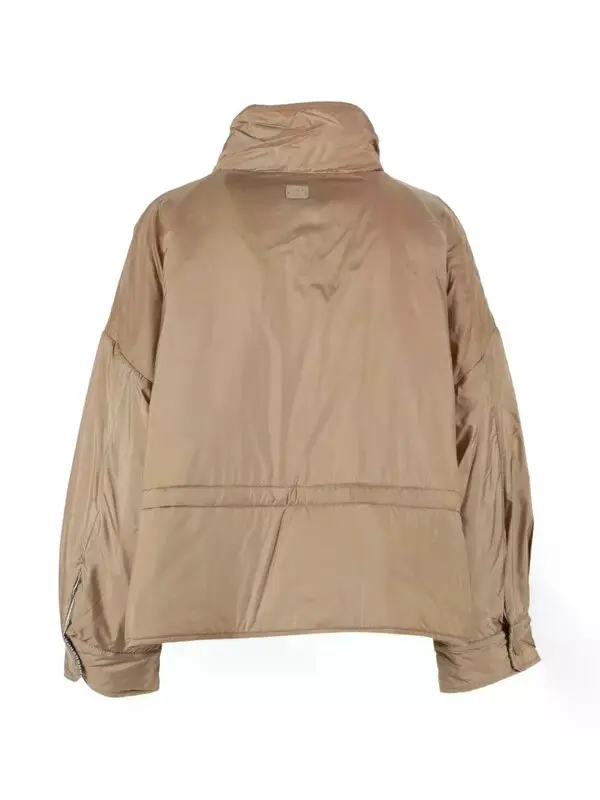 Max Mara Striped Collar Button Front Short Coat
