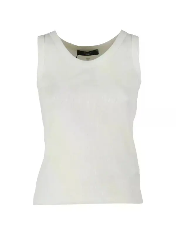 Max Mara Ribbed Sleeveless Top - Neutrals