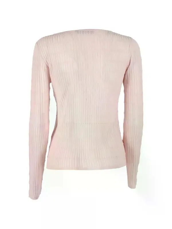 Max Mara Long-sleeve Ribbed Knit Top